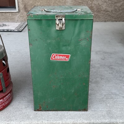 Vintage Coleman Lantern Case Metal Portable Coleman Case | eBay