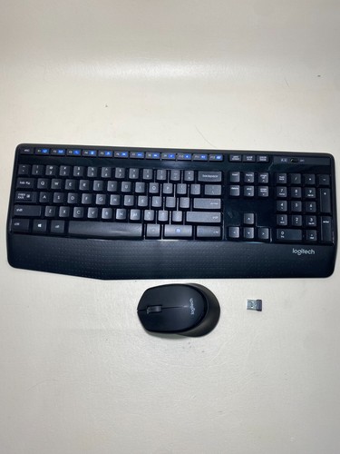 Logitech Wireless combo Keyboard K 345 w Mouse & Dongle new Batteries ...
