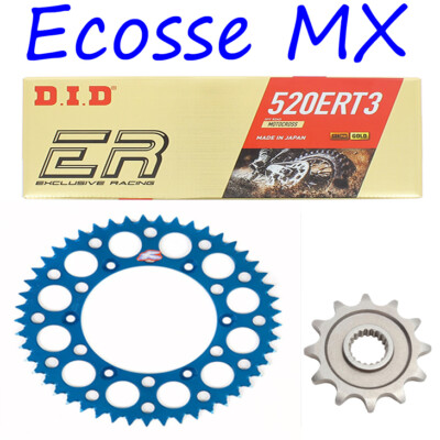 Husqvarna FE501 2014-2020 Gold DID ERT3 Chain And Renthal Blue Sprocket ...