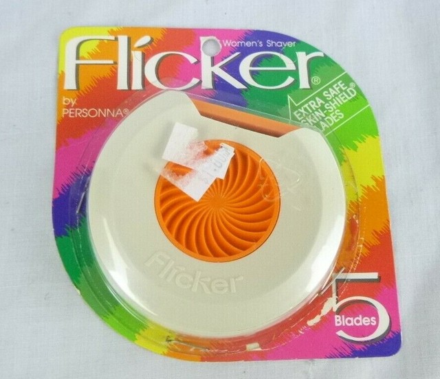 Vintage Personna Women's Flicker Classic Shaver Razor 5 Blades G8 for ...