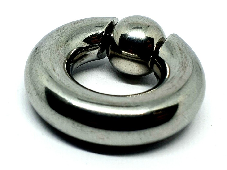 Easy Fit Heavy 35mm BCR CBR Ring 00g (10mm) 14mm Ball Closure PA Prince ...