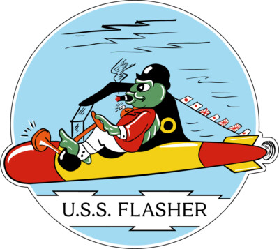 STICKER USN SS 249 613 USS Flasher | eBay