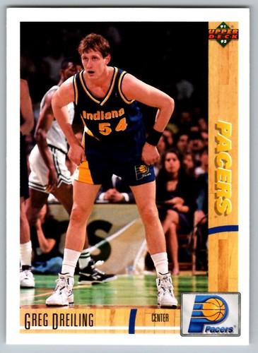 1991-92 UPPER DECK GREG DREILING INDIANA PACERS #306 | eBay