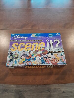 Disney Scene It? DVD Trivia Board Game 1st Edition 2004 - Complete Game ...