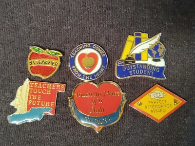 Lot of 6 Enamel Pins Teacher Educator | eBay