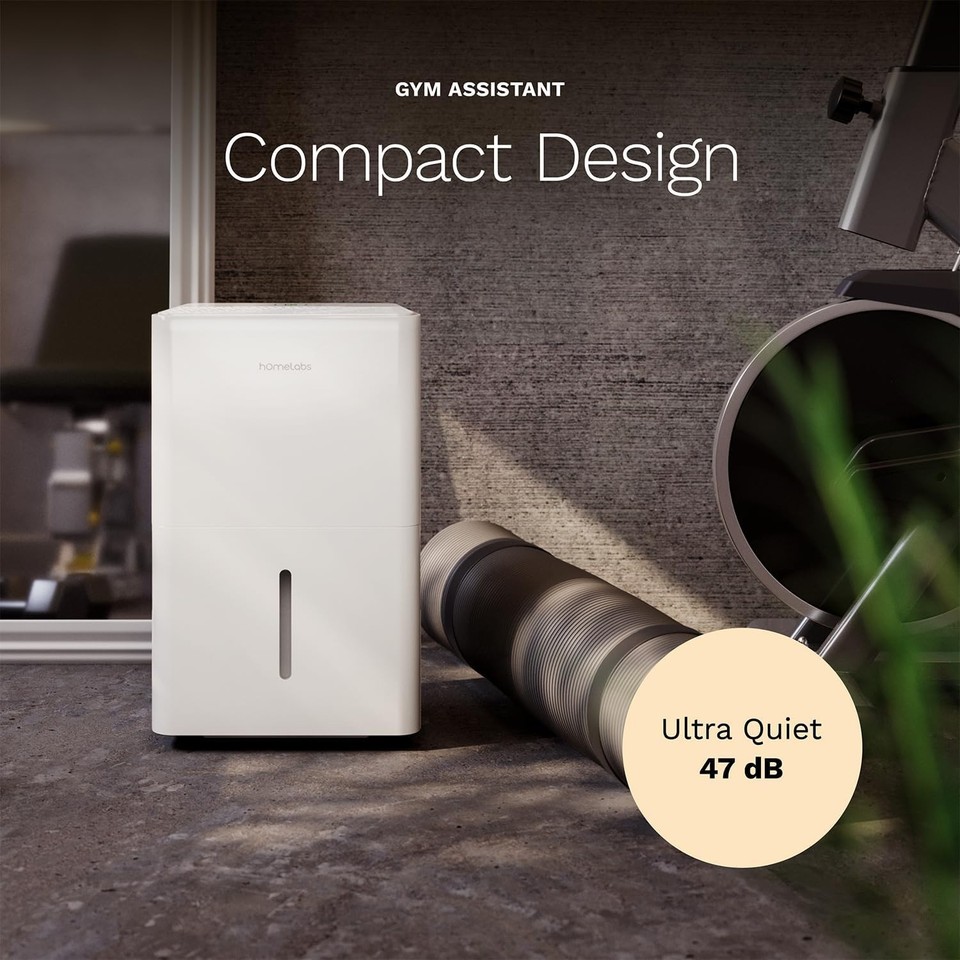 hOmeLabs 25 Pint Wi-Fi Dehumidifier for up to 3,500 Sq Ft Rooms | eBay