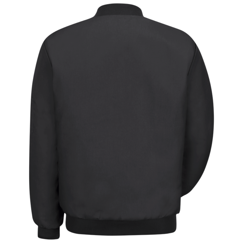 RK Men's Black Perma-Lined Team Jacket Warm Quilted Work Coat Utility ...