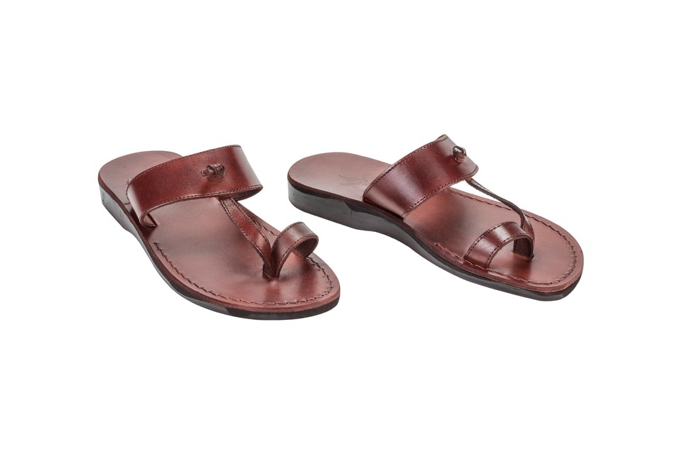 Biblical Jesus Sandal Flip Flops Handmade Natural Genuine Leather from ...
