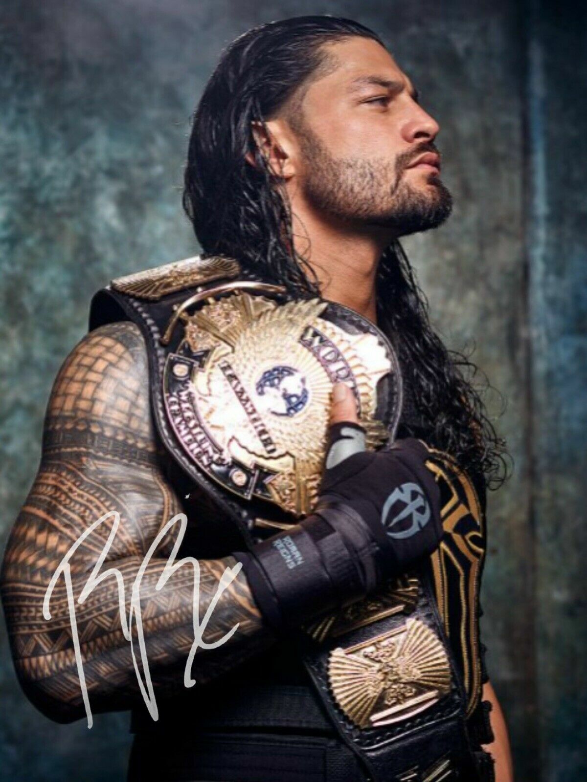 ROMAN REIGNS Autographed Reprint, Fridge Magnet, or Glossy Decal C163 ...