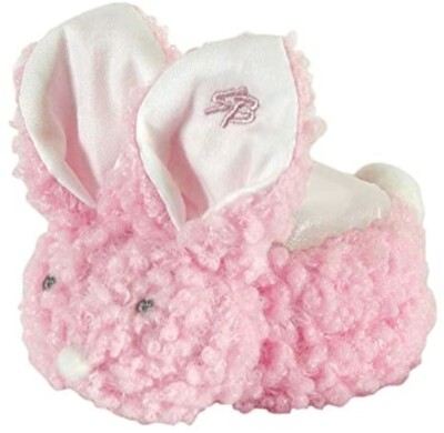 Boo Bunnie Comfort Toy and Boo Cube, Girl Pink Wooly Stephan Baby ...