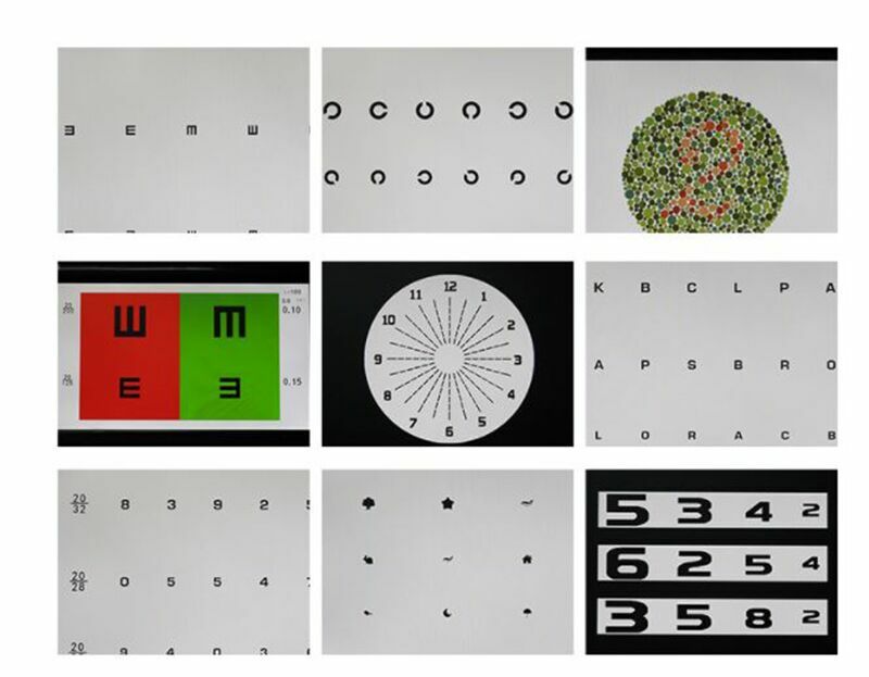 Multi-function 18.5" LED Display MICRO Chart Projector Eye chart 1m-6m ...