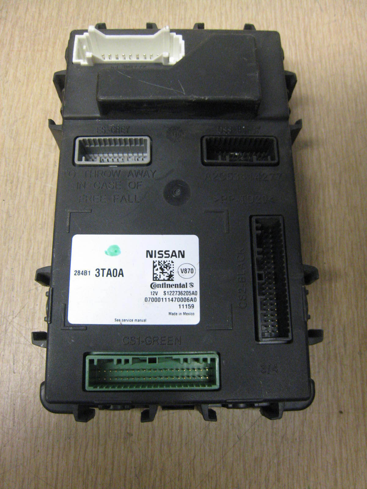 2011-2013 Nissan Altima Body Control Module Computer 284b1 Ja05d for ...