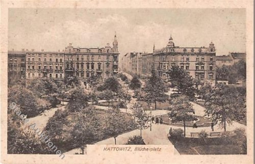 39115371 - Kattowitz Bluecherplatz in Kattowitz / Katowice gelaufen ...