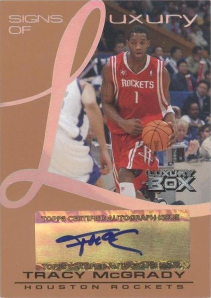 2004-05 Topps Luxury Box - Signs of Luxury Tier Reserved #SL-TM Tracy ...