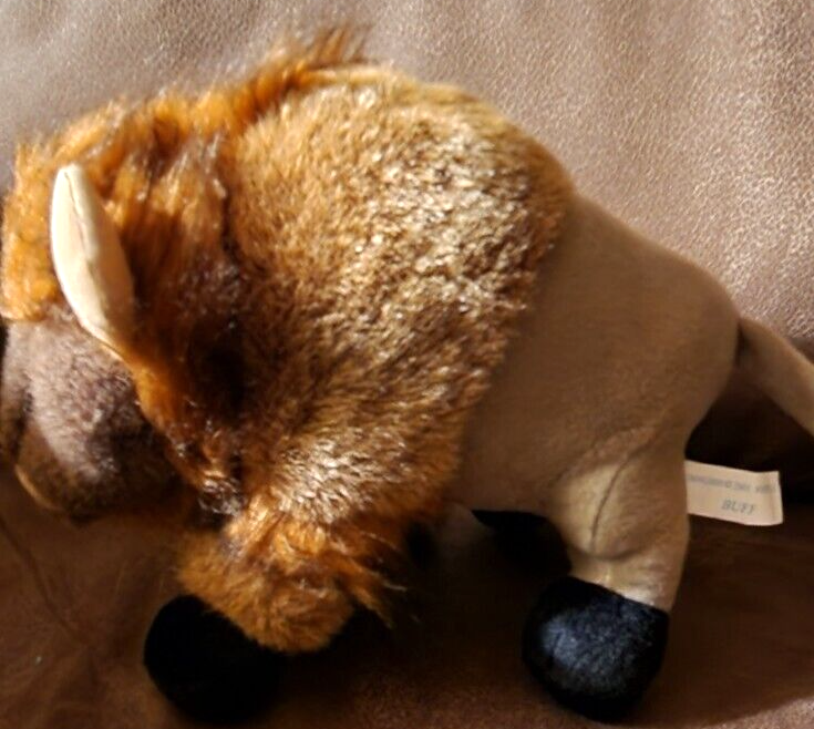 2001 VTG Wishpets Buff Buffalo Bison Plush Stuffed Animal Brown 9” | eBay