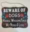 Personalized DOG SIGN - design your own warning funny, friendly message ...