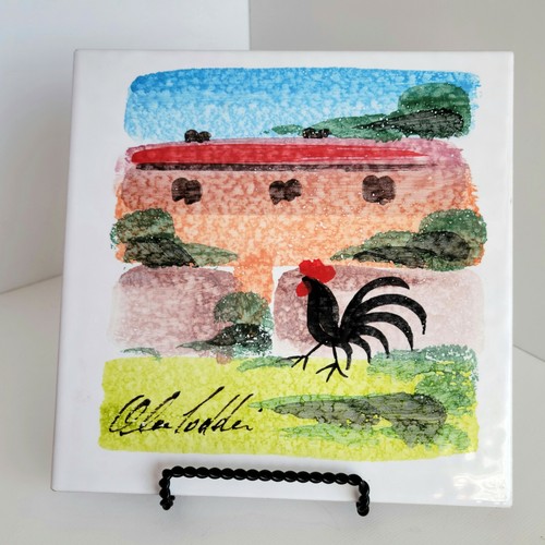 2 Marco e Cristina Italian Hand Painted Trivets Italian Countryside ...