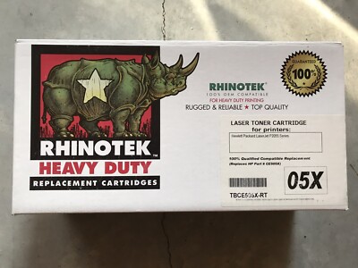 Rhinotek Laserjet Toner Cartridge CE505X (HP 05X compatible) | eBay