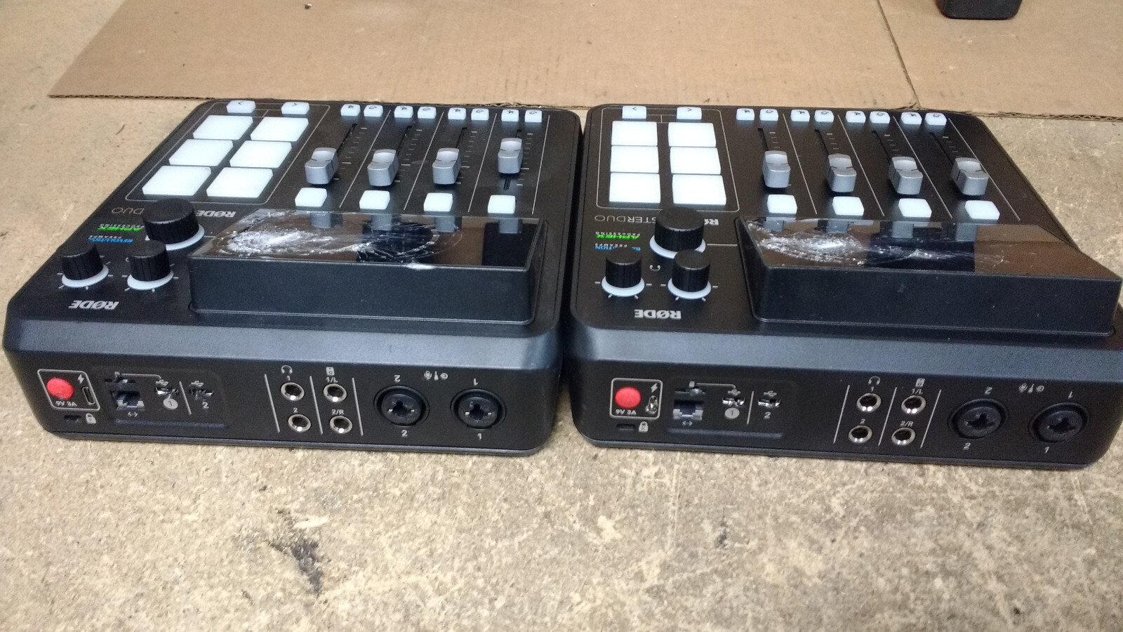 LOT OF 2 RodeCaster Duo Integrated Audio Production Studio ...