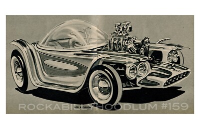 Ed Big Daddy Roth 11x17 Poster Print Rat Fink Hot Rod Custom Outlaw ...