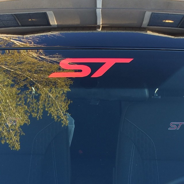 8" Sticker Decal For Ford Focus ST Fiesta Emblems JDM ECOBEAST ECOBOOST ...