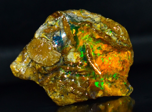 Red Opal Rough 24.85 Carat Natural Ethiopian Opal Raw Welo Opal ...