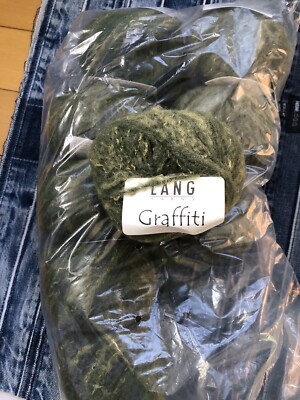 Lang Yarns Graffiti, grün, 500 g, Wollmischung | eBay.de