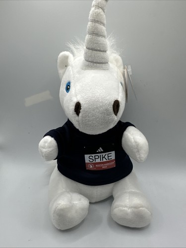 2024 Boston Marathon Official Mascot "Spike" Unicorn Plush | eBay