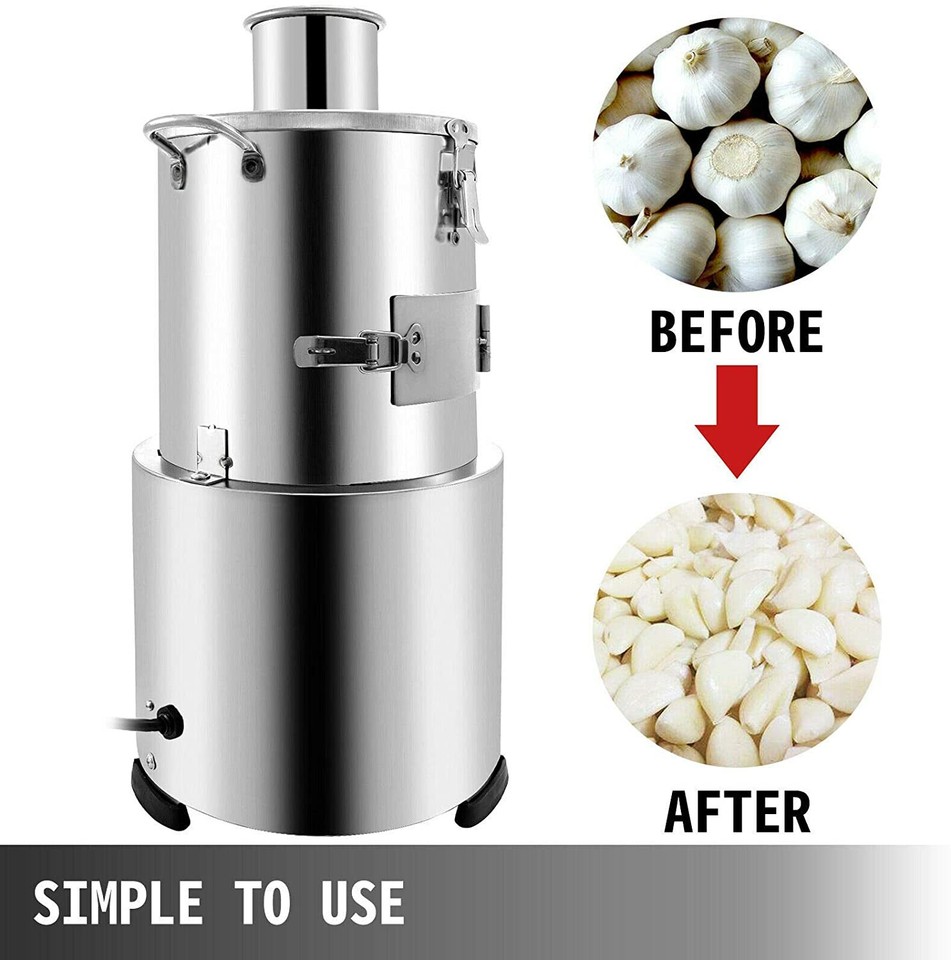 110V Commercial Garlic Peeling Machine 35KG/H Stainless Steel Automatic ...