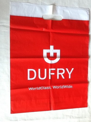 COLLECTABLE LARGE PLASTIC CARRIER BAG ADVERTISING * DUFRY * | eBay UK
