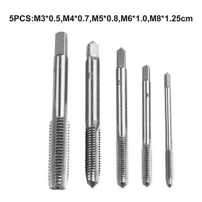 HAND TAPS METRIC - SETS INDIVIDUAL TAPER, PLUG HAND TAP M3-M8 Workshop ...