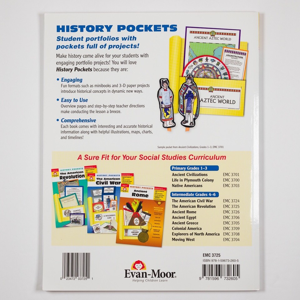 History Pockets: The American Revolution, Grade 4 - 6 Teacher Resource ...