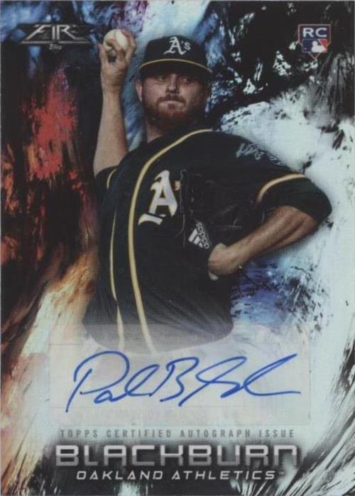 2018 Topps Fire - Fire Autographs Paul Blackburn #FA-PB (AU, RC) for ...