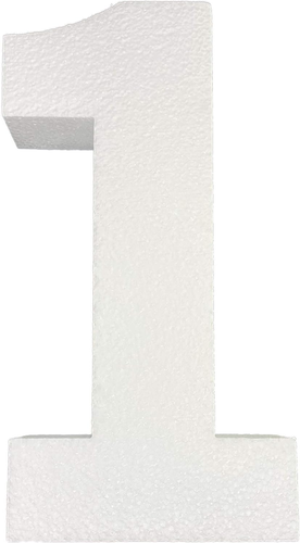 Smooth Foam Numbers - 12 Inches (Number 1) 7445051659624| eBay