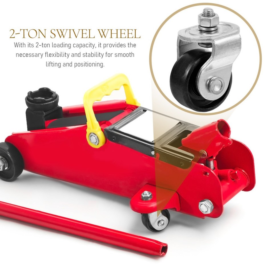 3 PCS Wheel Caster Swivel Wheels for Floor Jack Stand Replacement ...