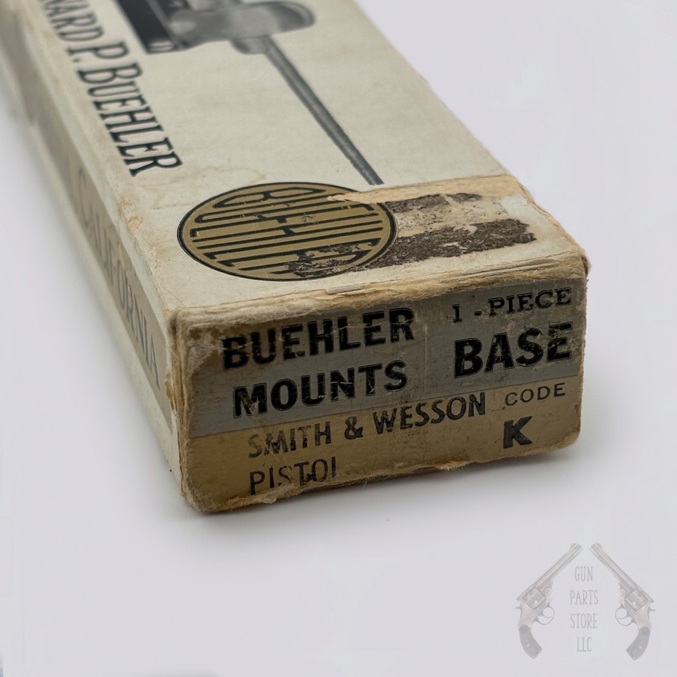 BUEHLER Pistol Scope Mount Base for SMITH & WESSON K Frame Revolvers | eBay