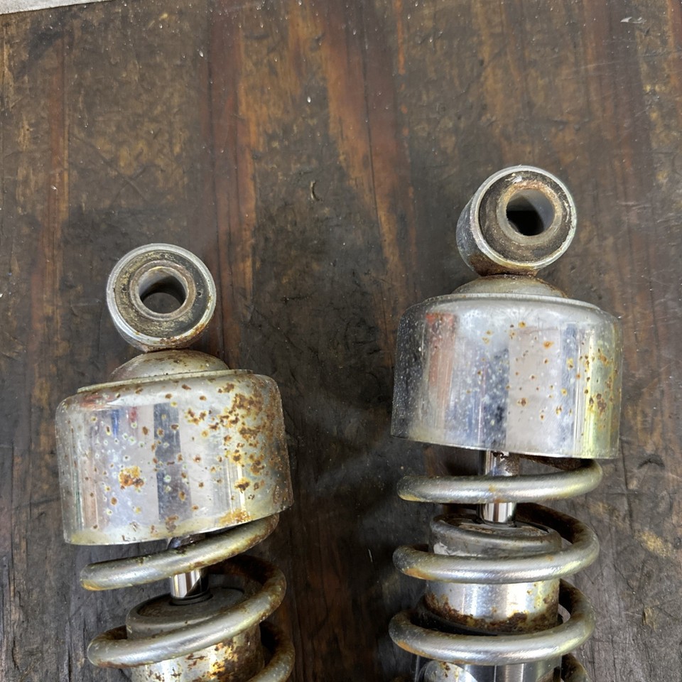 Harley 12” Rear Shocks Sportster Xl Oem Rat Bike Chopper Bobber (#287 ...