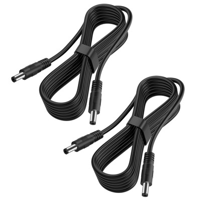 2-Pack DC Power Cable Male to Male Power Adapter DC Extension Cord 5 ...