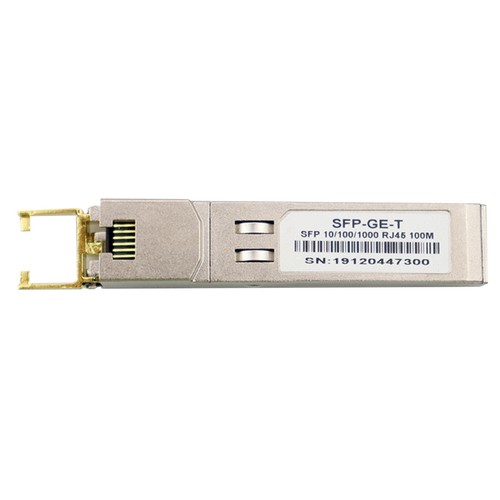 1000BASE-T Gigabit SFP to RJ45 Copper Ethernet Modular Transceiver for ...