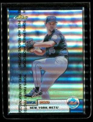 Vintage 1999 TOPPS FINEST Refractor Baseball Card #28 RICK REED New ...