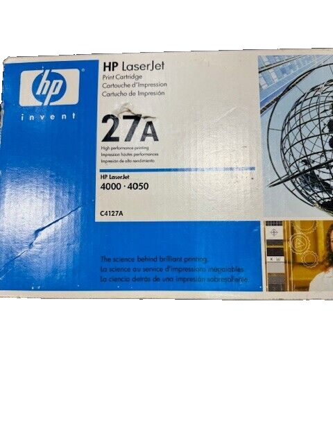 HP 27A Black Toner Cartridge for HP LaserJet Printer 4000 4050 ...