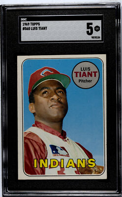 1969 Topps Luis Tiant #560 SGC 5 EX Cleveland Indians | eBay