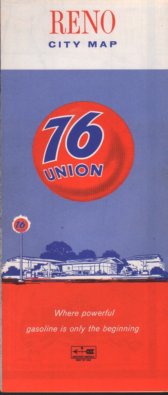 1967 Union 76 Road Map: Reno NOS | eBay