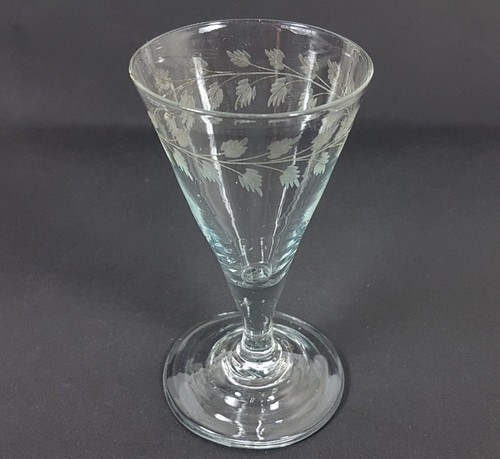 Glass Cup/Foot Cup, Hand-Engraved, About 1800 - 1820 AL257 | eBay