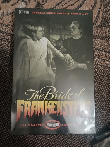 Super Rare Frankenstein, Bride of Frankenstein Plastic Model Kit BRAND ...