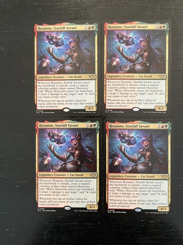 Roxanne, Starfall Savant X4X NM/M Outlaws of Thunder Junction OTJ Magic ...