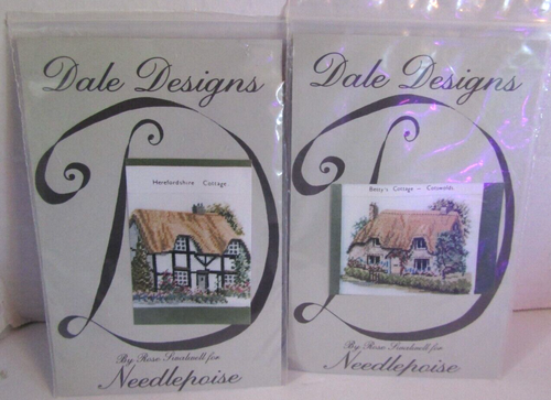 2 Dale Designs Needlepoise Cottages Stitch Kits by Rose Swalwell NEW | eBay