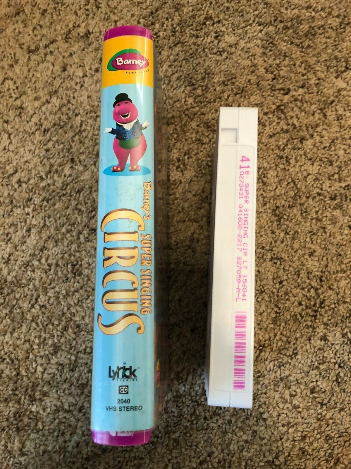 "Barney's Super Singing Circus" VHS Clamshell 45986020406 | eBay