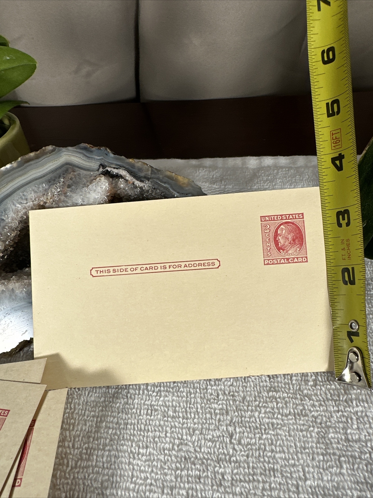 LOT Of 4 Antique Postcard Ben Franklin 2 Cent Prepaid Stamp Postal Card ...