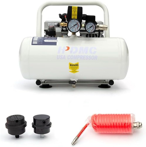 Portable 110V Oil Free Air Compressor 2.5 Gallon Tank 115 PSI Single ...